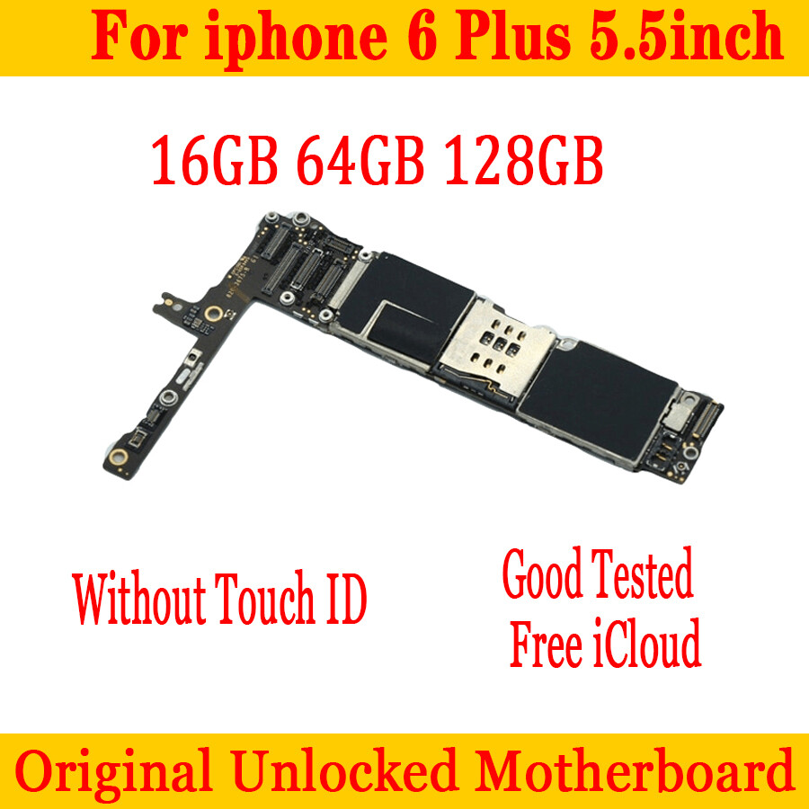For iphone 6 Plus Motherboard With/no Touch ID,Original Unlocked full ...