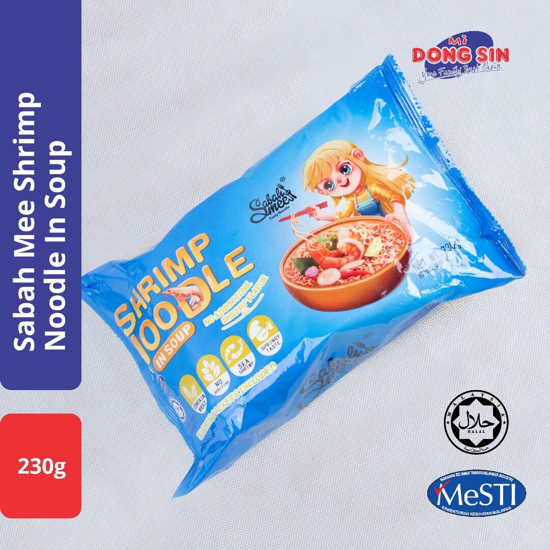 Dong Sin Sabah Mee Shrimp Noodle In Soup（230g x 5） | Lazada