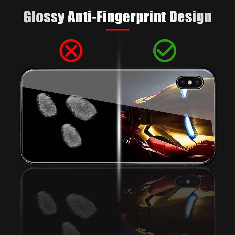 For OPPO Realme XT Glass handphone Case Fashion Classic Superhero ...