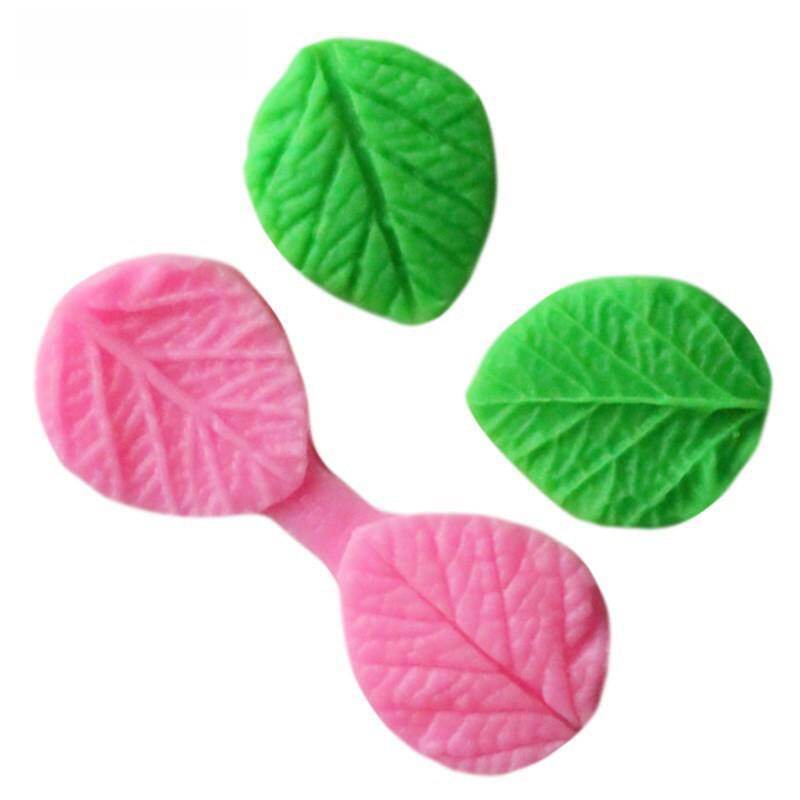 JIANG Flower leaves Petal Silicone Fondant Cake Chocolate Decor Baking ...