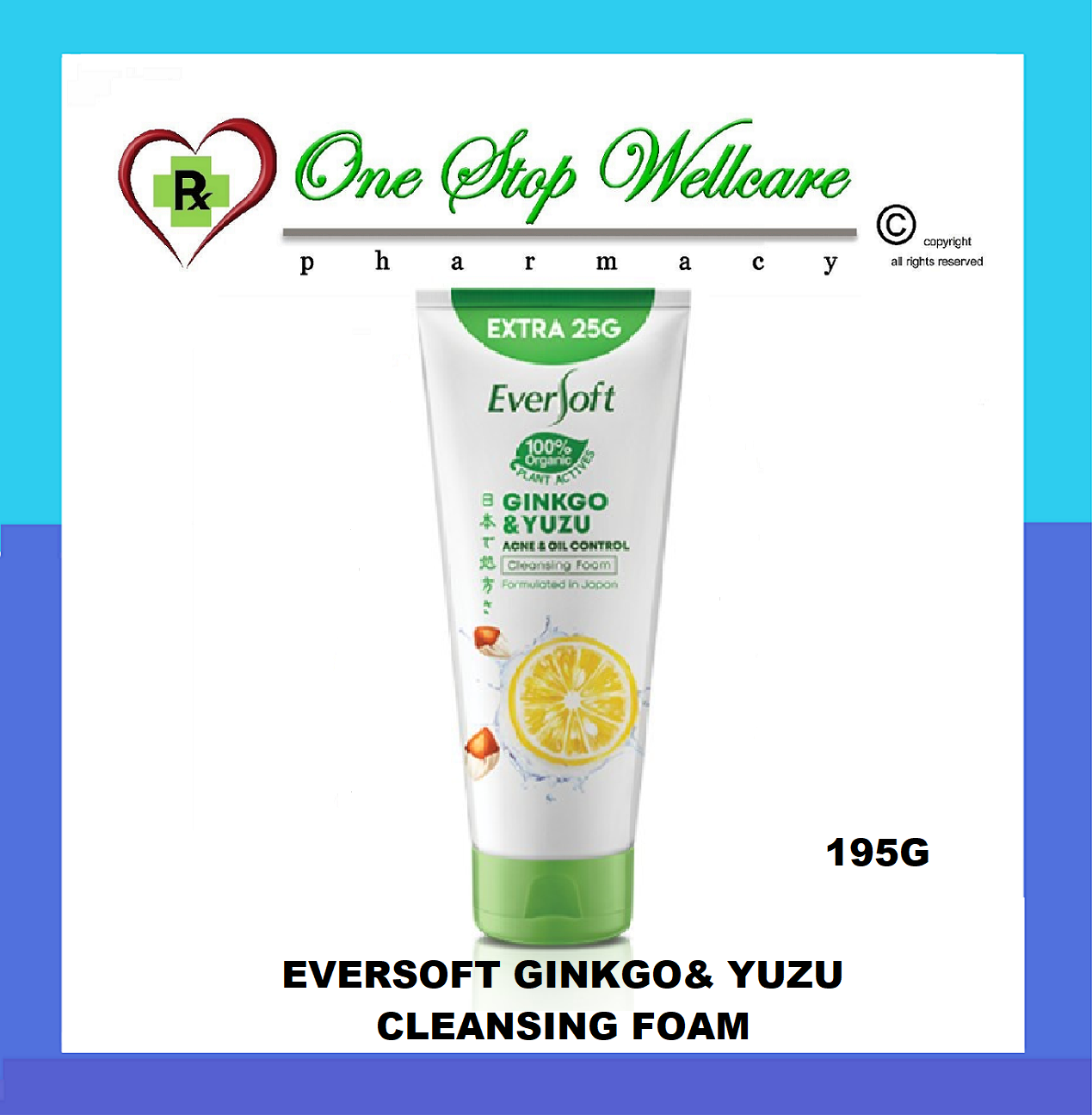 EVERSOFT CLEANSING FOAM (RICE WATER / GINKGO / AVOCADO / TOMATO) (195G ...
