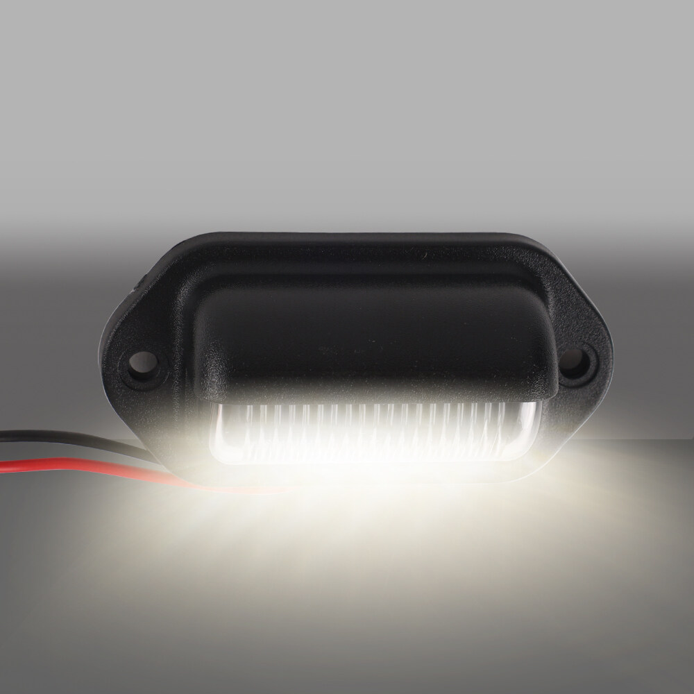 2X 6 LED License Number Plate Lights Taillight Cargo Trunk Courtesy Tag ...