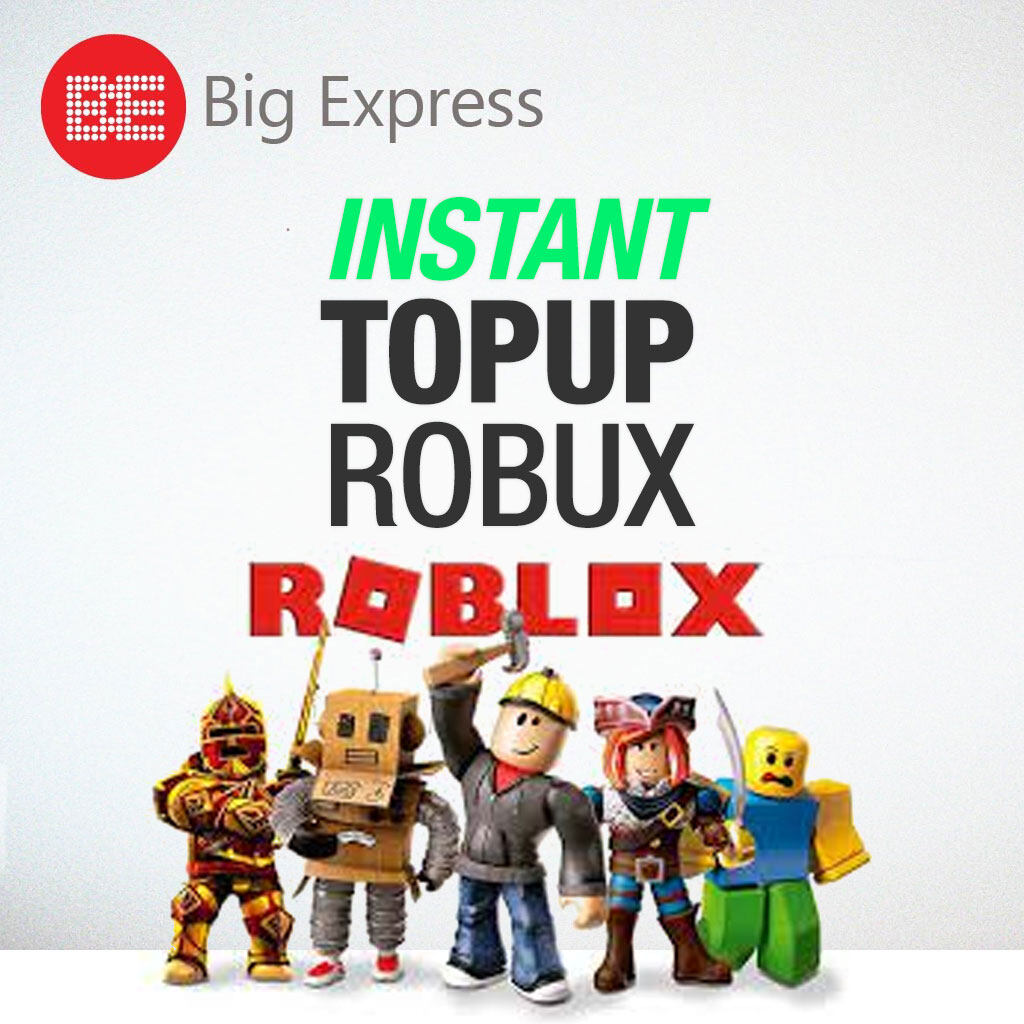 Roblox Instant Robux(require LOGIN) PROMOTION - Big Express | Lazada