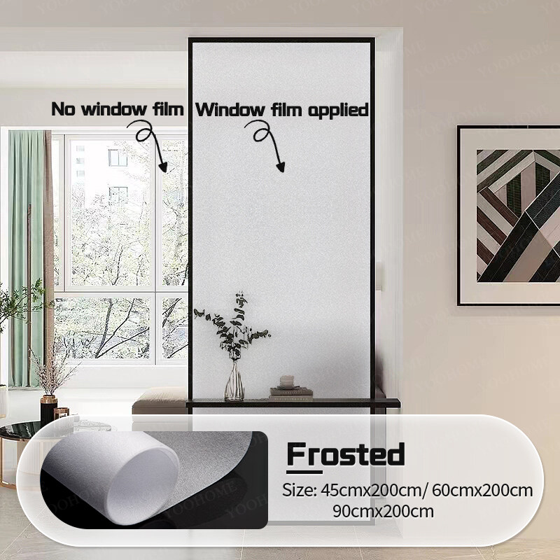 YOOHOME Privacy Window Film Glass film stickers Frosted Glass Sticke ...