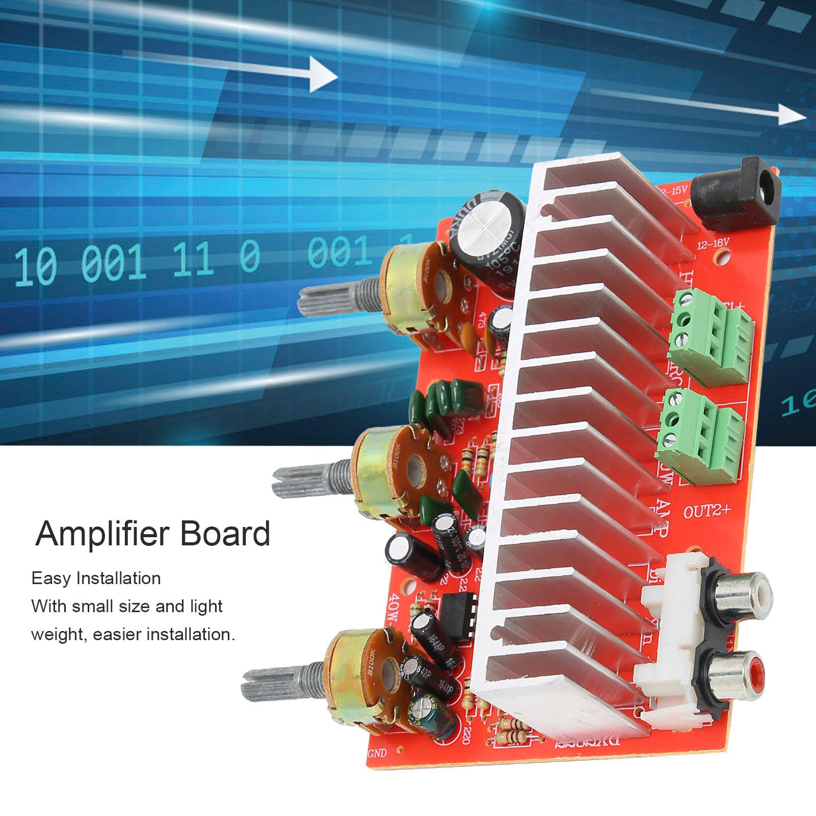 Amplifier Board Amp Board Replacement Power Amplify Amp Module DC 12V ...