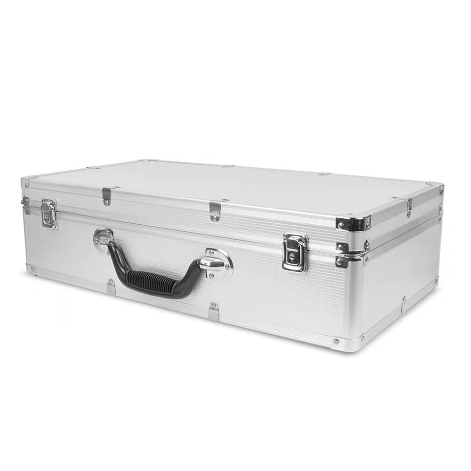 Portable Aluminum Microphone Carrying Case Storage Suitcase Mic Storage ...