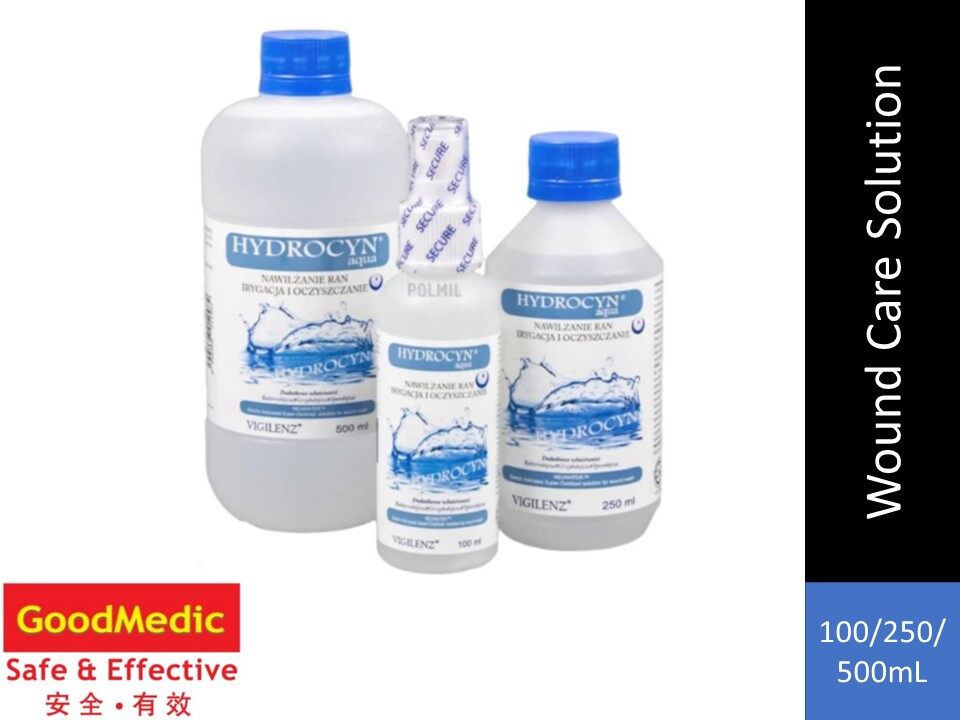 Hydrocyn Aqua Advanced Wound Care Solution (100mL / 250mL / 500mL) | Lazada