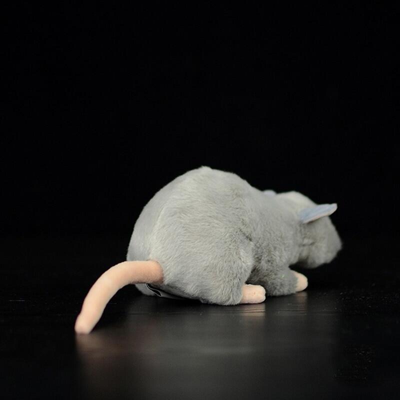 17 Long Soft Real Life Small Grey Rat Mouse Plush Toy Lifelike Mice ...