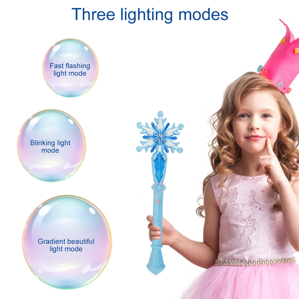 Christmas Snowflakeแฟลชแท่งไฟMagic Scepter Stick (สีฟ้า)-Intl - Felice ...