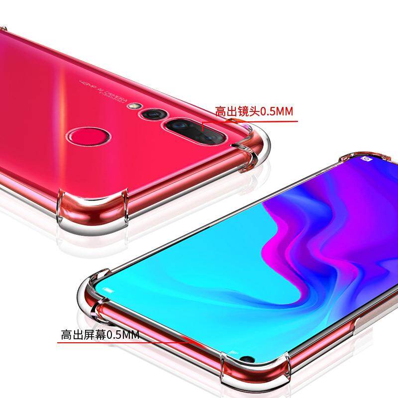 For Huawei Nova 4 Case Clear Soft TPU Shock Absorption Raised ...