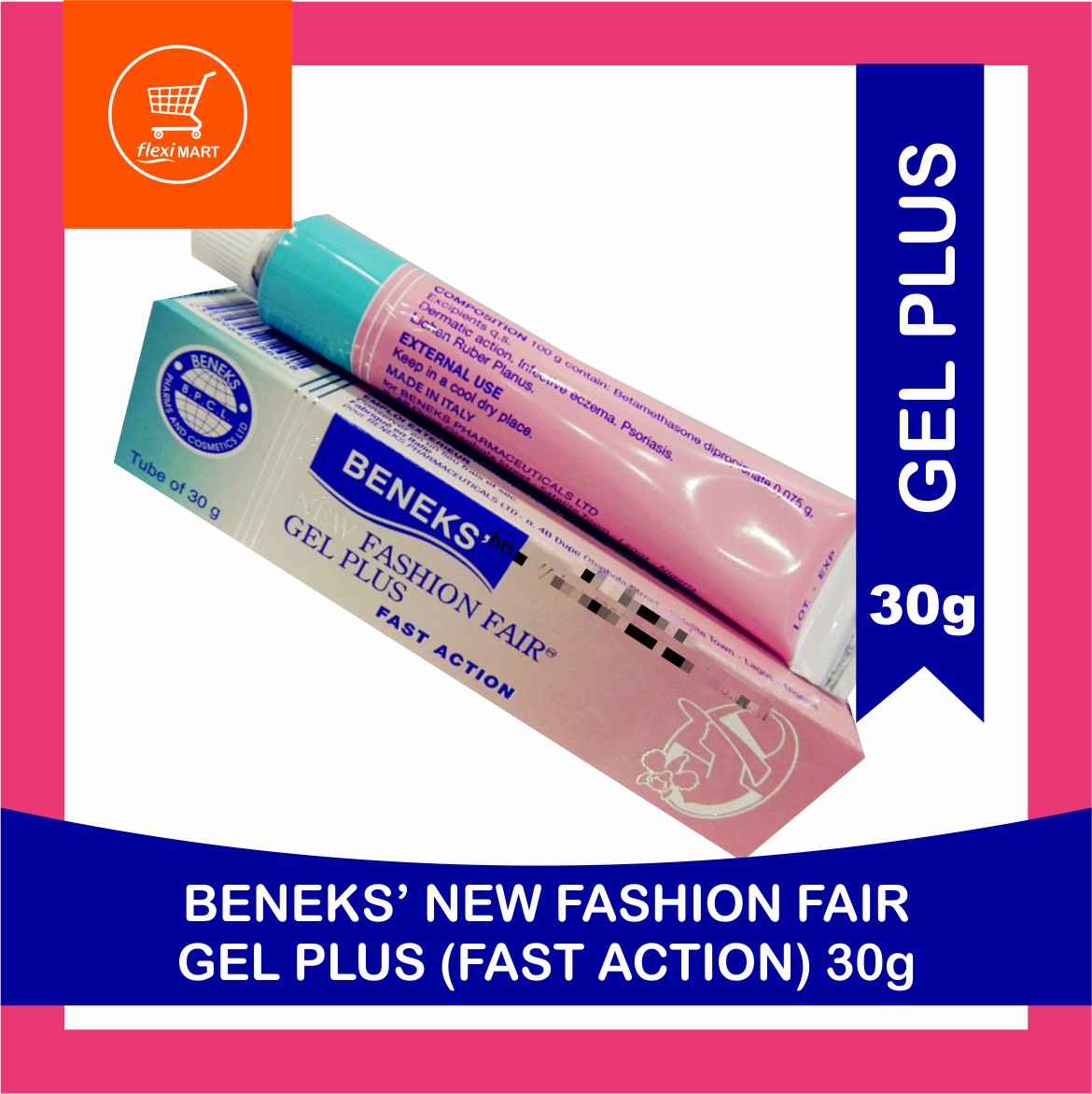 BENEKS’ NEW FASHION FAIR GEL PLUS (FAST ACTION) 30g | Lazada