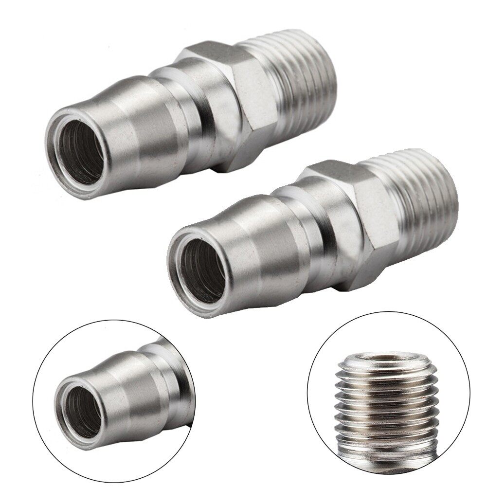 2Pcs Air Compressor Connector NITTO Male Coupling Air Fitting พร้อม ...