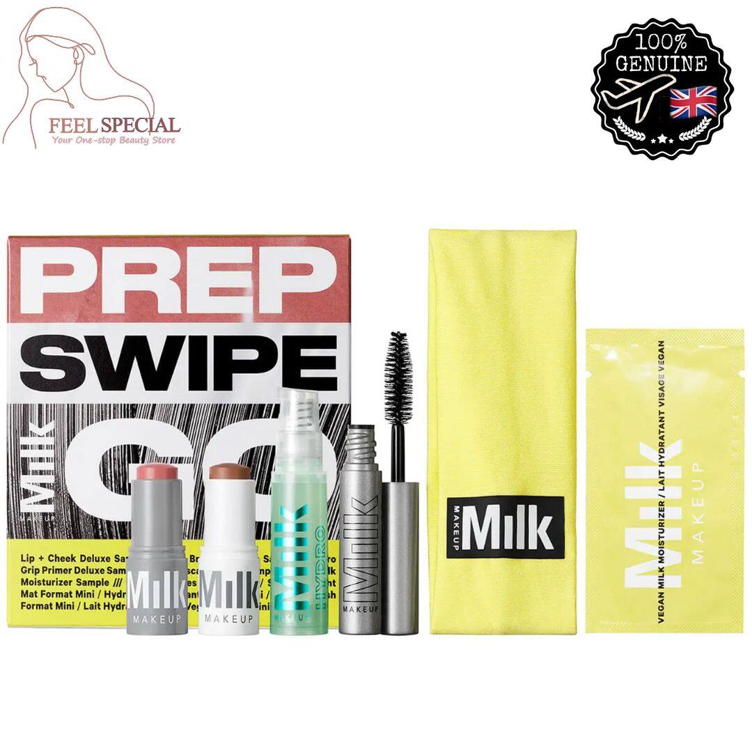 MILK MAKEUP Prep Swipe & Go Set - Lip + Cheek Cream Blush Matte Bronzer ...