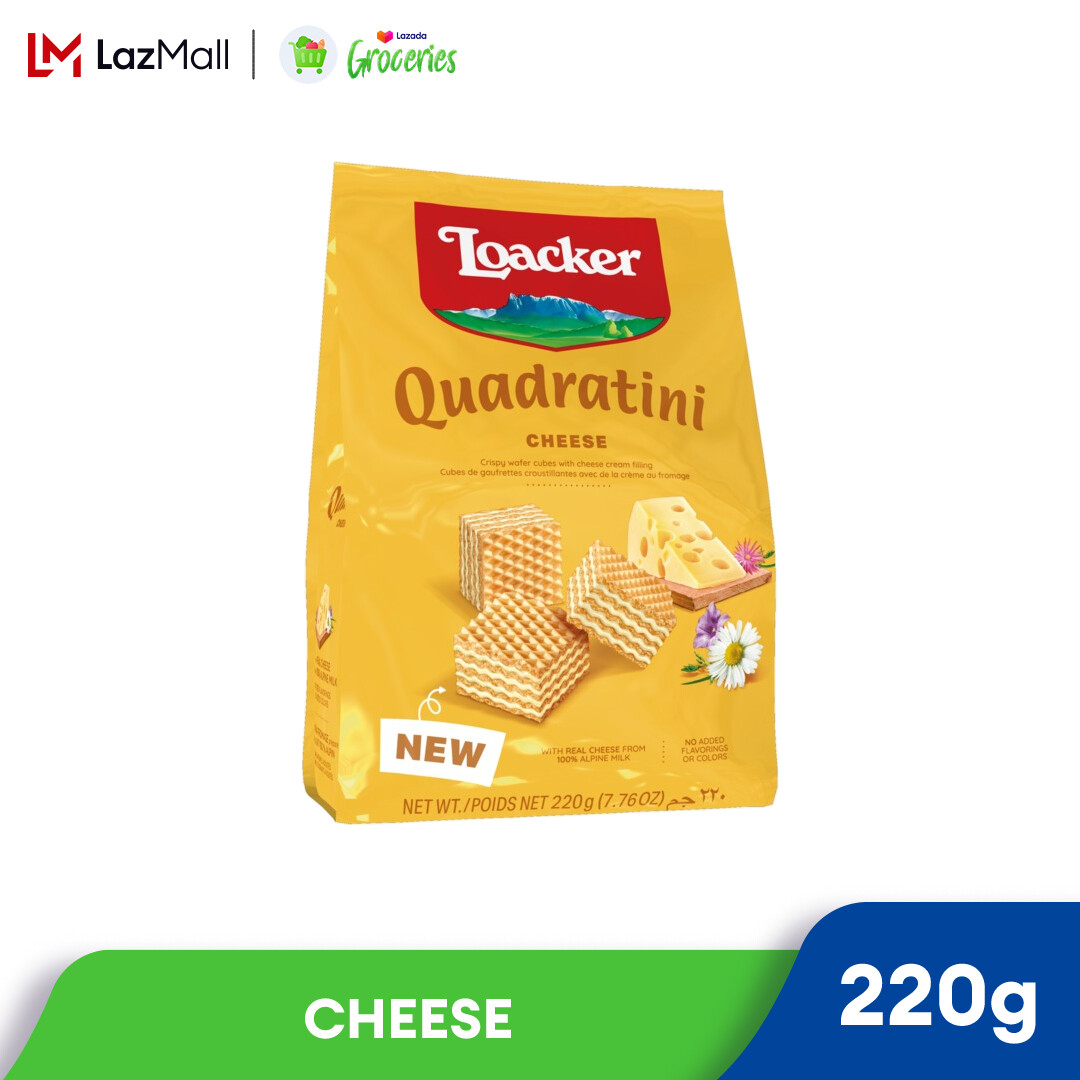 Loacker Quadratini Cheese 220g | Lazada
