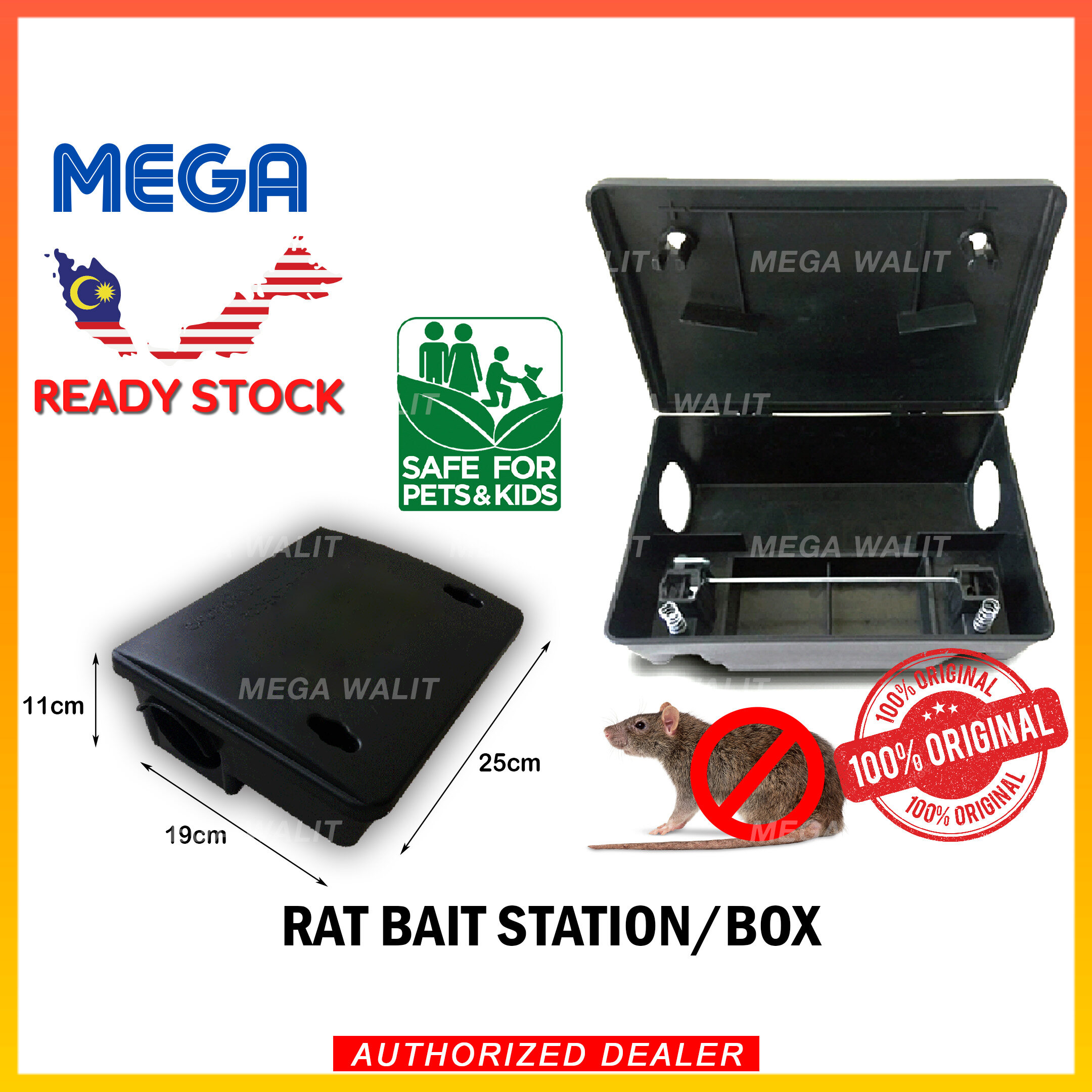 Rat Bait Station / Pest Control Box / Kotak Ubat Tikus /Rodent Bait ...