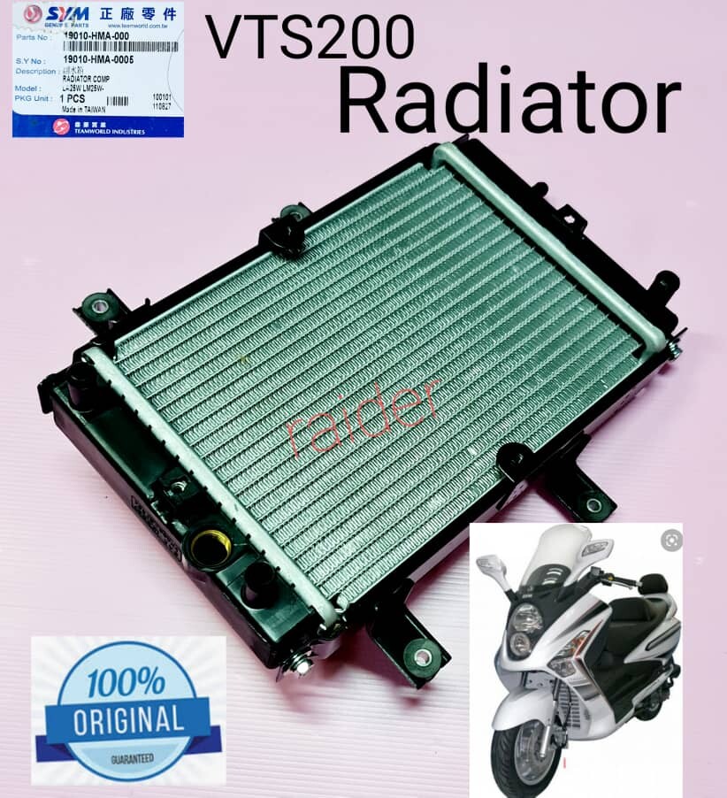SYM VTS200 Elegan200 Radiator Assy Original | Lazada