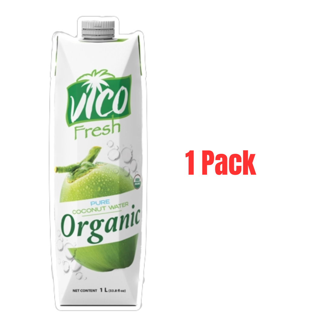 VICO 100% Fresh ORGANIC Coconut Water - 1L Prisma Pack (Product Of ...