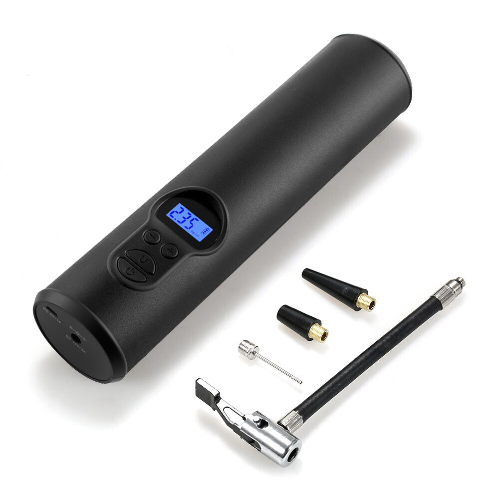 Portable Air Compressor Mini Air Inflator Hand Held Tire Pump with ...