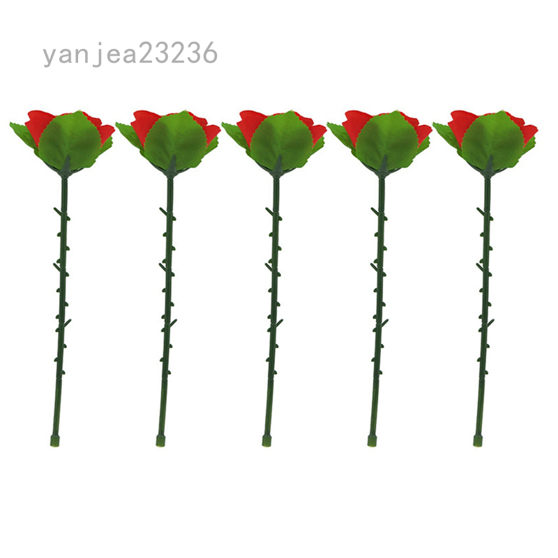 5pc/set Folding Rose Magic Tricks Flower Appearing Disappear Street ...