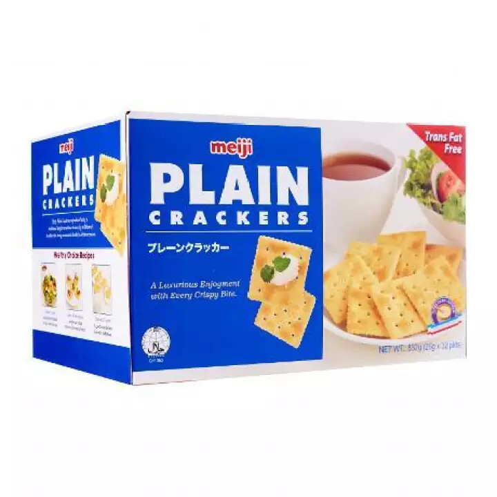[Halal] MEIJI Plain Cracker 832G / 416G | Lazada
