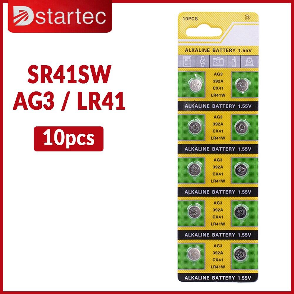 2022 10-50Pcs 1.55V AG3 LR41ปุ่ม SR41 392 192โทรศัพท์มือถืออัลคาไลน์ ...
