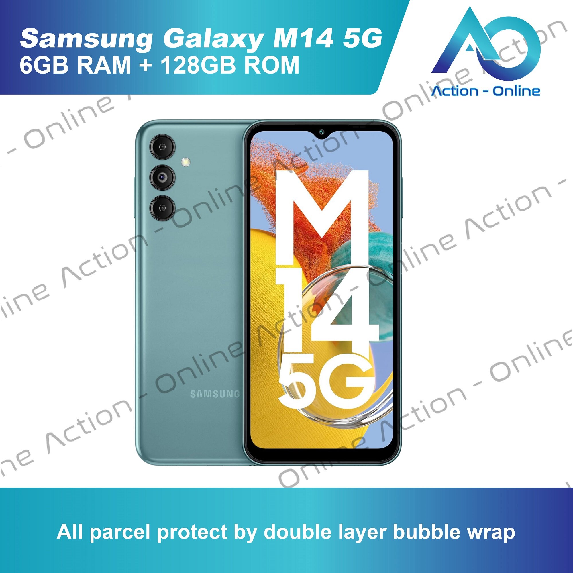 Samsung Galaxy M14 5G Smartphone (6GB RAM +128GB ROM) 1 Year Samsung ...