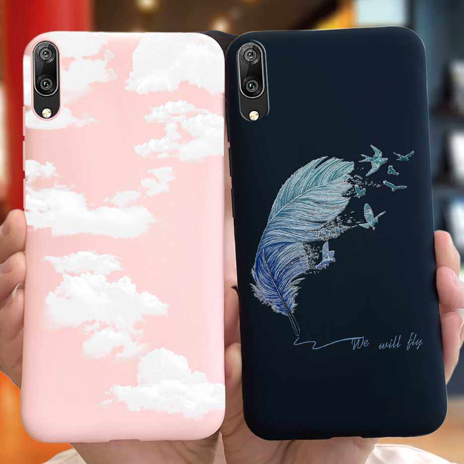 เคสโทรศัพท์พิมพ์ลายลูกกวาดน่ารักบาง,เคสนิ่มสำหรับ Huawei Y7 Pro 2019 ...