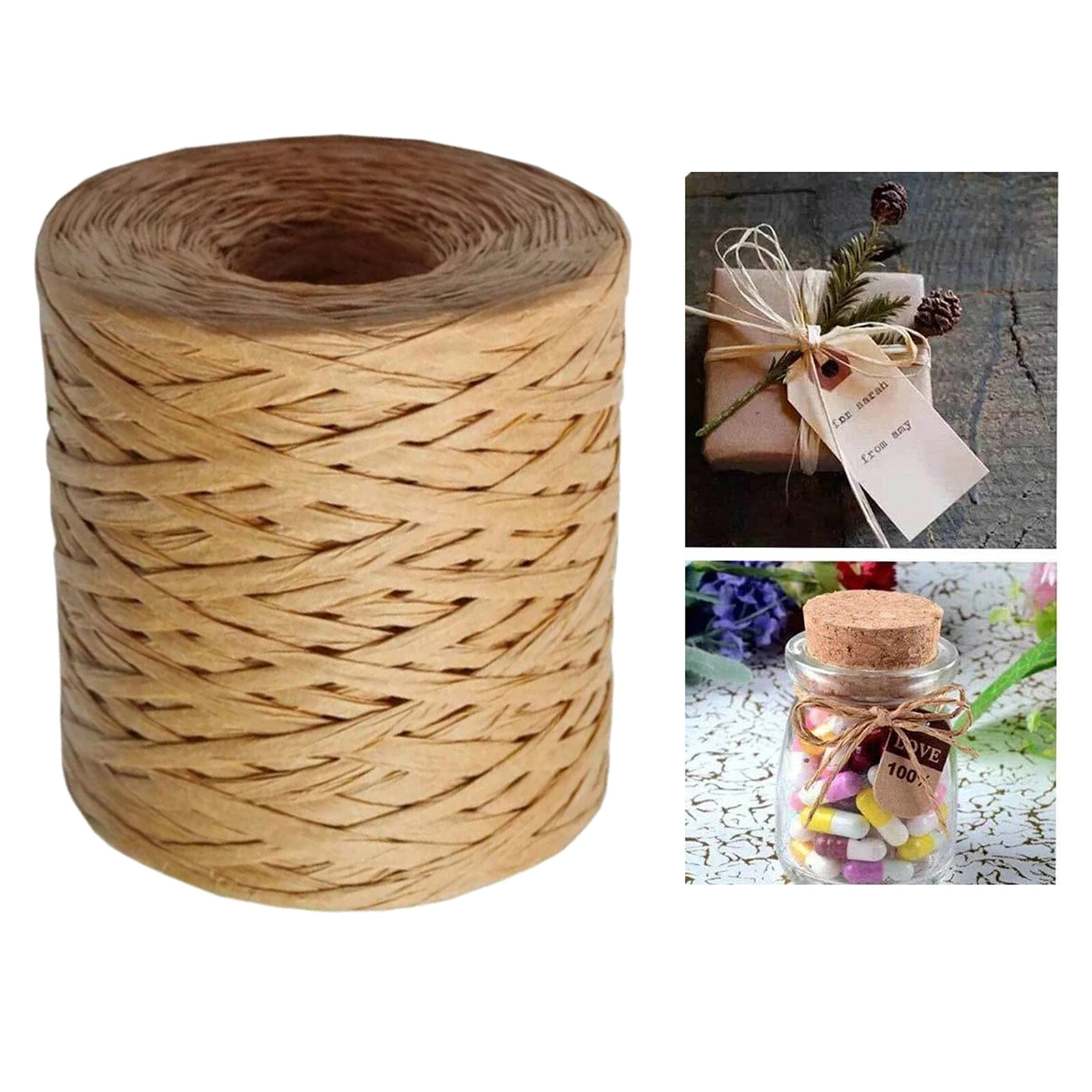 Harilla 200M กระดาษเส้นใยปาล์มริบบิ้นเป็นมิตรกับสิ่งแวดล้อม Twine ...