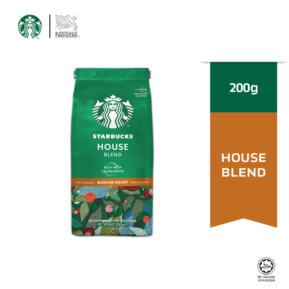 STARBUCKS House Blend Medium Roast Ground Coffee 200g | Lazada