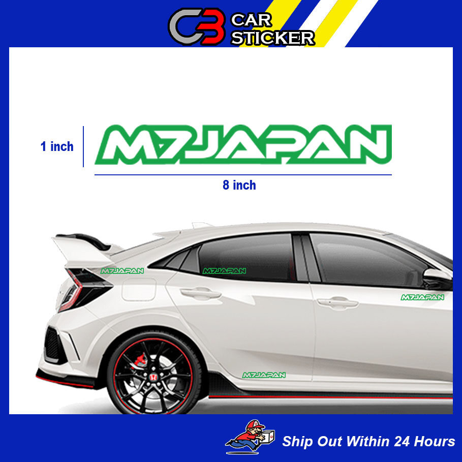 M7 JAPAN CAR STICKER / CS656 | Lazada