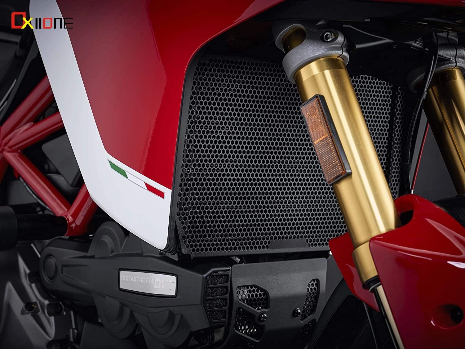 หม้อน้ำรถจักรยานยนต์ Grille Guard สำหรับ Ducati Monster 821 Dark Stripe ...