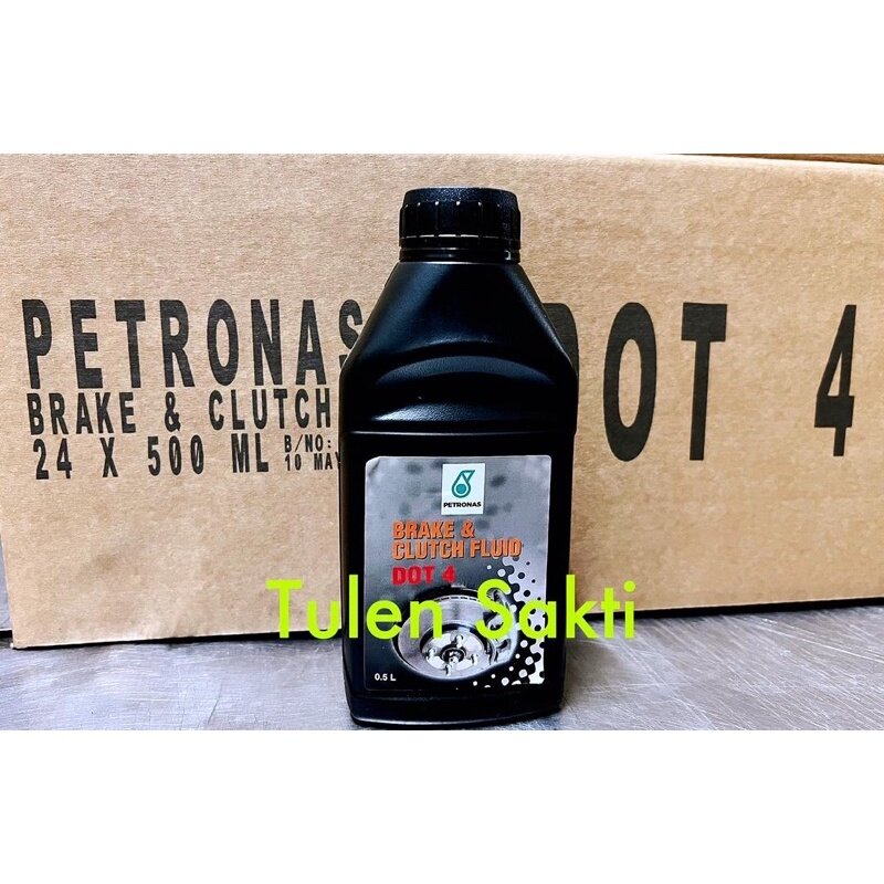 ORIGINAL PETRONAS BRAKE OIL DOT4 / CLUTCH OIL DOT-4 (0.5@L) | Lazada