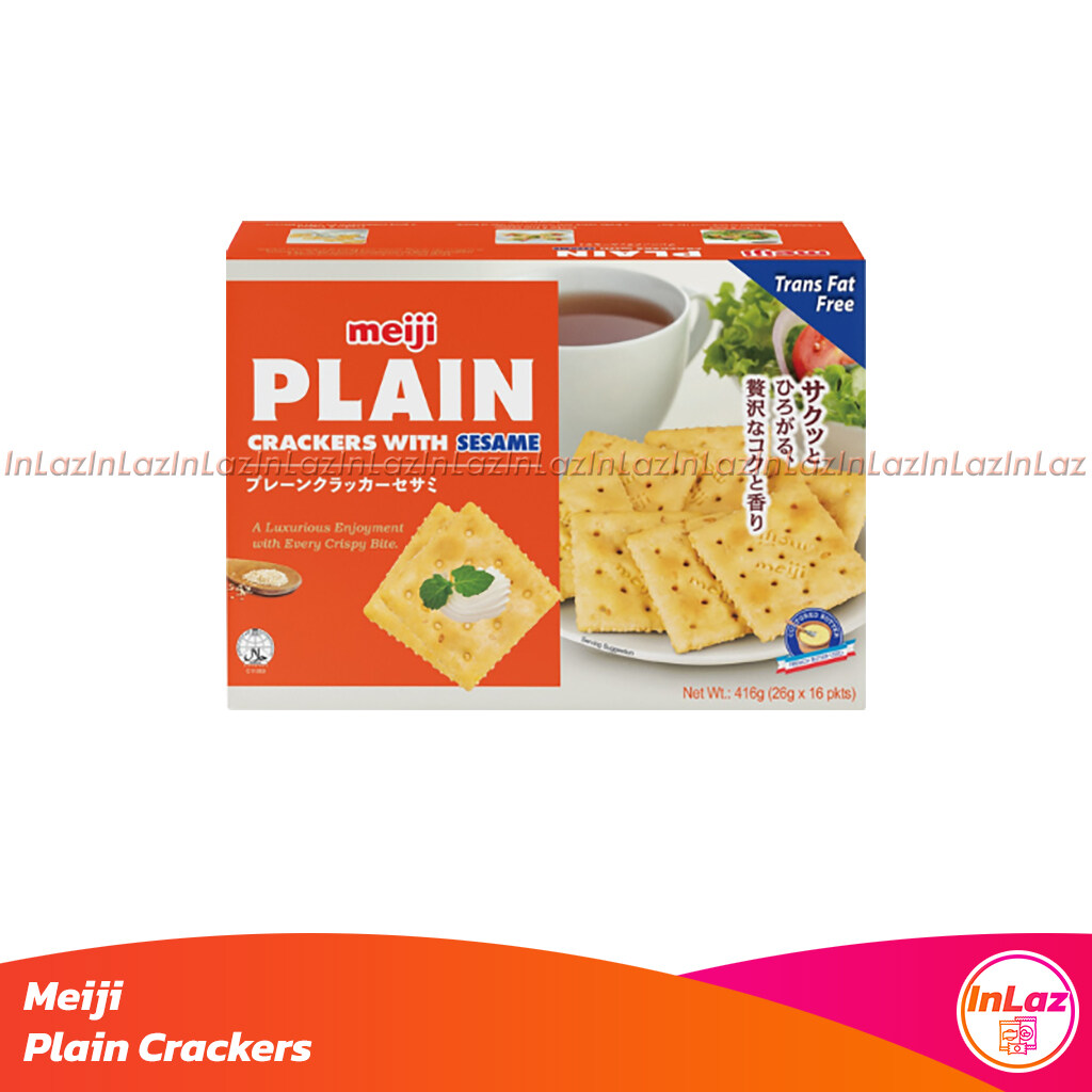 Meiji Plain Cracker Large Box 416g 明治 苏打饼干 Crackers Crackes | Lazada