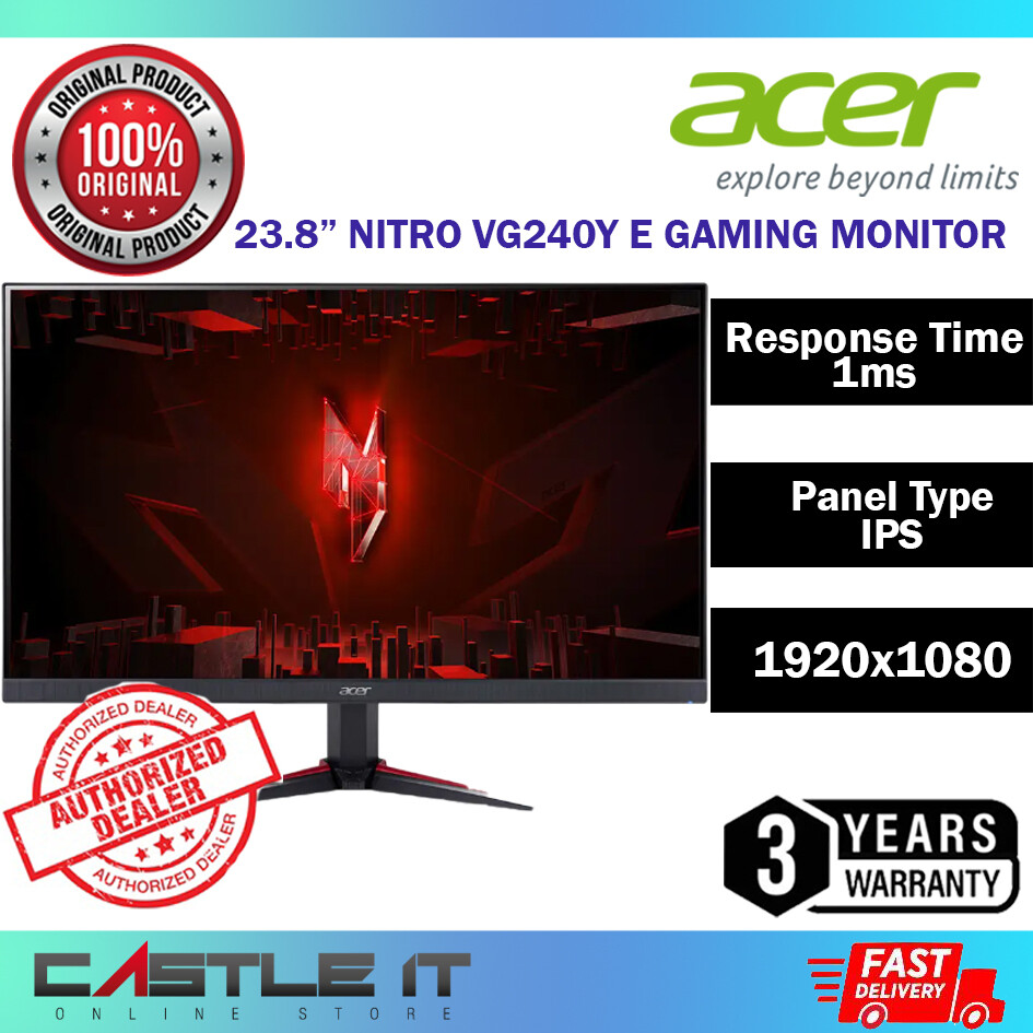 Acer Nitro 24" VG240Y EBIP IPS Full HD FreeSync 100Hz 1ms LED Gaming ...