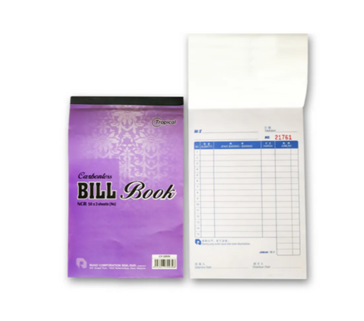 Tropical NCR Carbonless Bill Book 2 PLY/3 PLY | Lazada