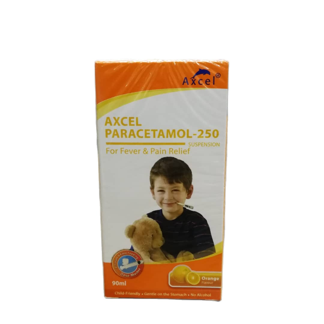 AXCEL PARACETAMOL-250 90ML (ORANGE FLAVOR) | Lazada