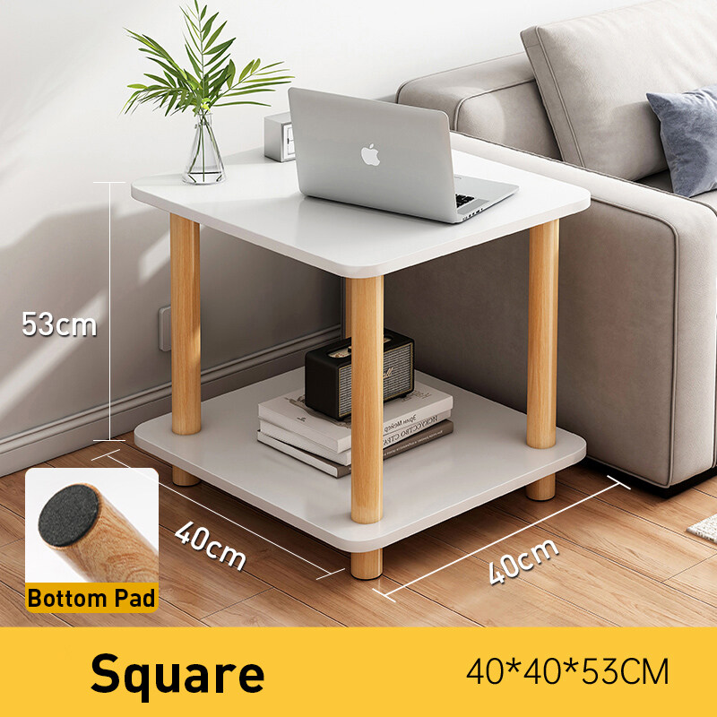 WAROOM Small Coffee Table Sofa Side Table Living Room Bedside Table ...