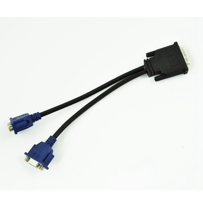 DMS-59 Pin to 2 Dual VGA 15 Pin Female Splitter Adapter Cable - EAF ...