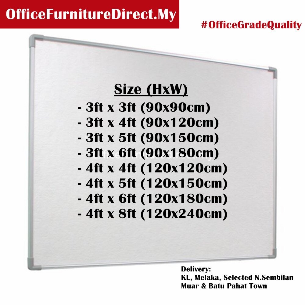 Notice Board- Soft board With Aluminium Frame Softboard | Lazada