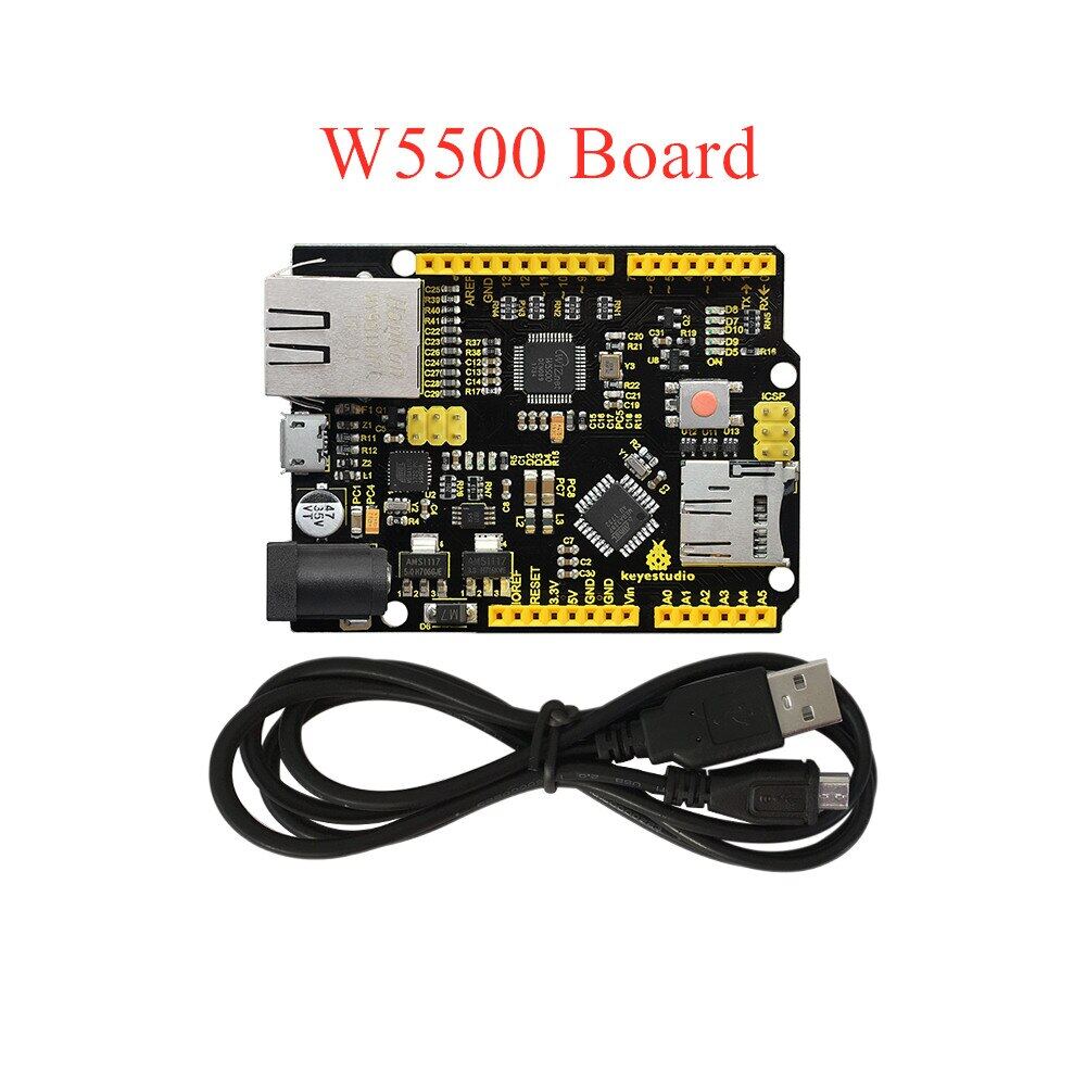 Keyestudio W5500 ETHERNET DEVELOPMENT BOARD สำหรับโครงการ Arduino DIY ...