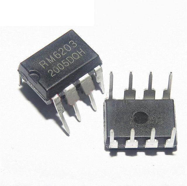 10pcs RM6203 = CR6203 DIP8 RM 6203 DIP-8 High Performance Current Mode ...