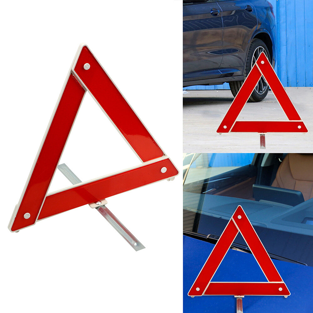 Car Triangle Warning Sign Safety Parking Emergency Hazard Sign ...