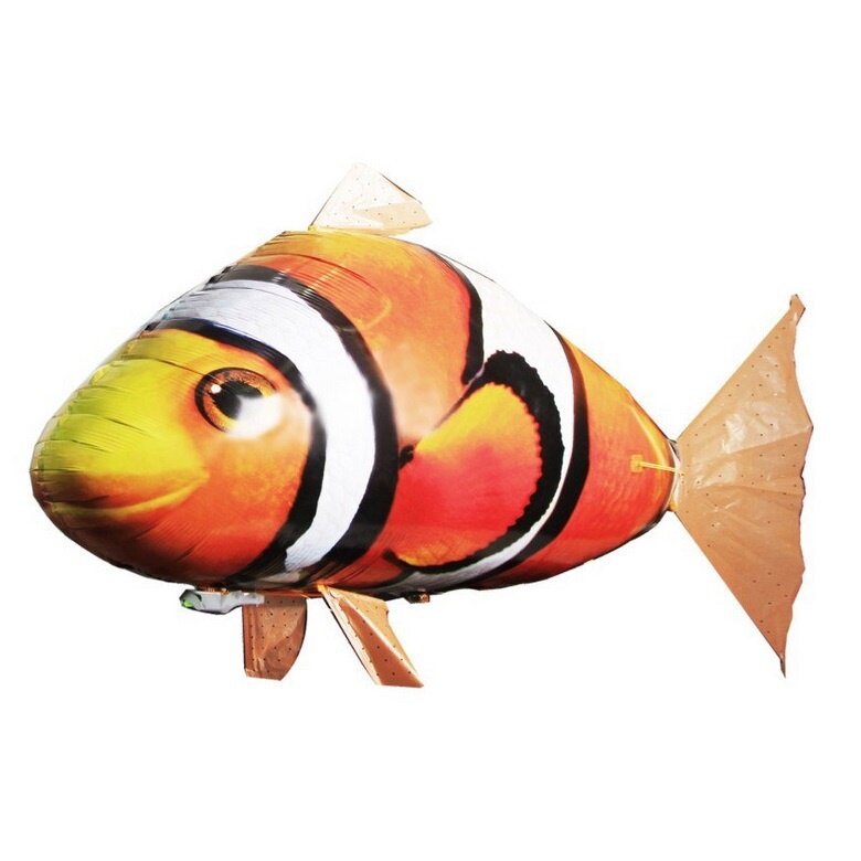 Remote Control Flying Shark & Clownfish children inflatable balloon RC ...