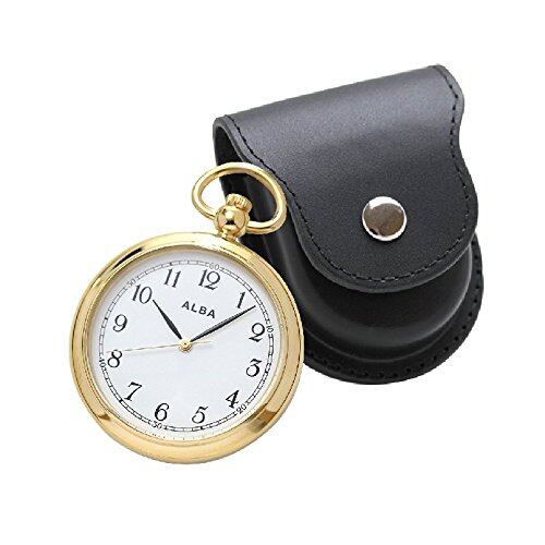 Seiko Alba (Seiko Alba) Pocket watch AQGK444 and original leather case ...