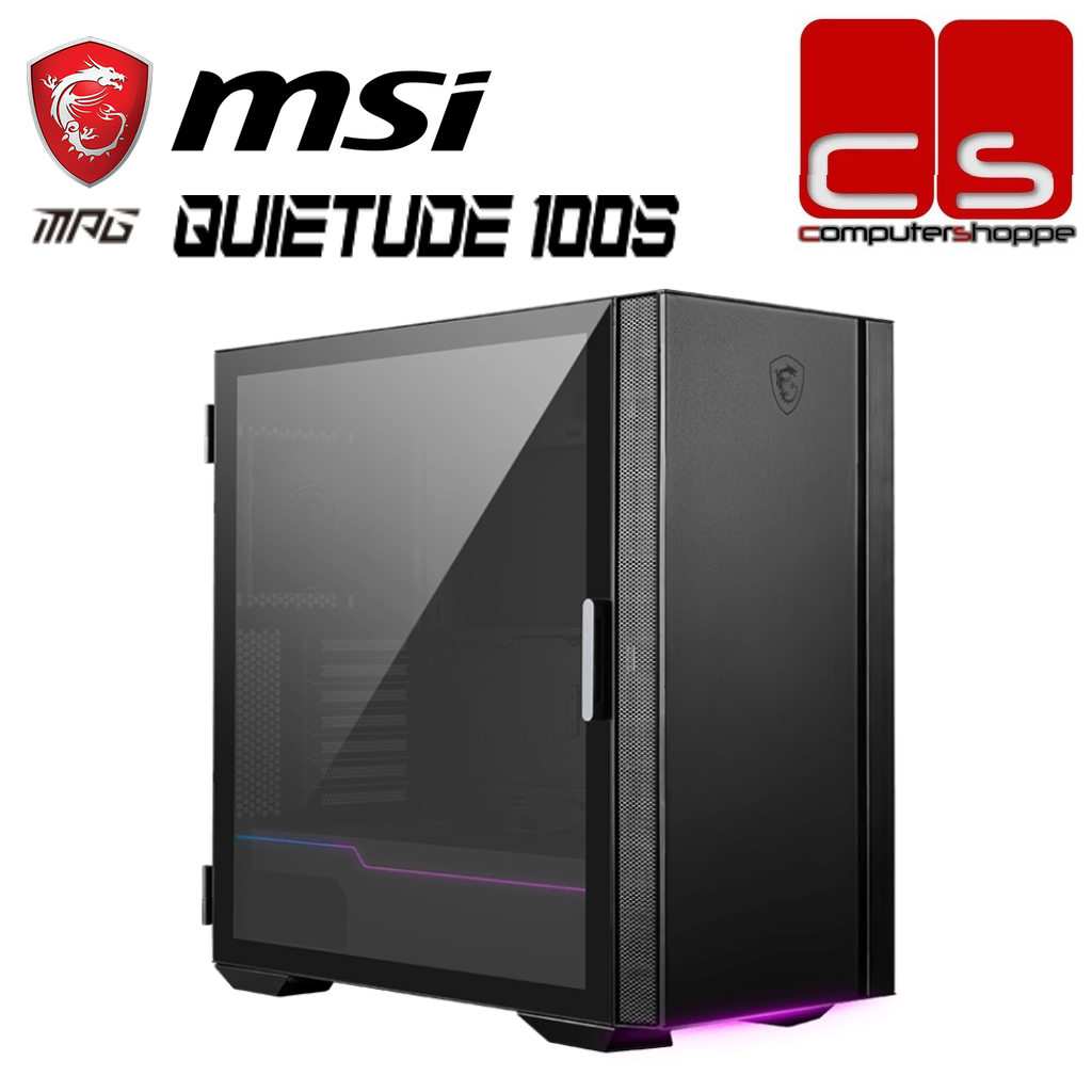MSI MPG QUIETUDE 100S ATX Mid-Tower Gaming Casing | Lazada