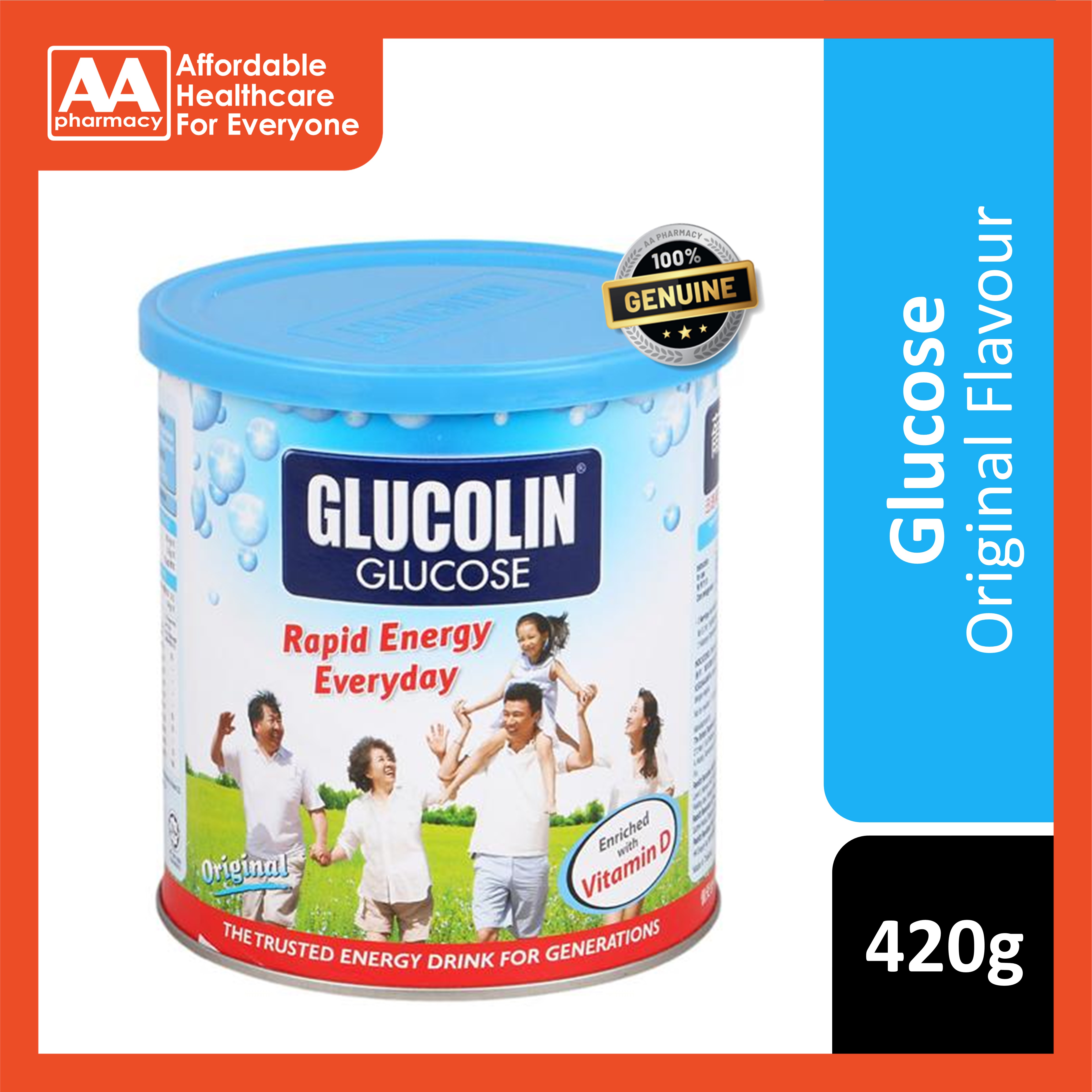Glucolin Glucose Original 420gm | Lazada