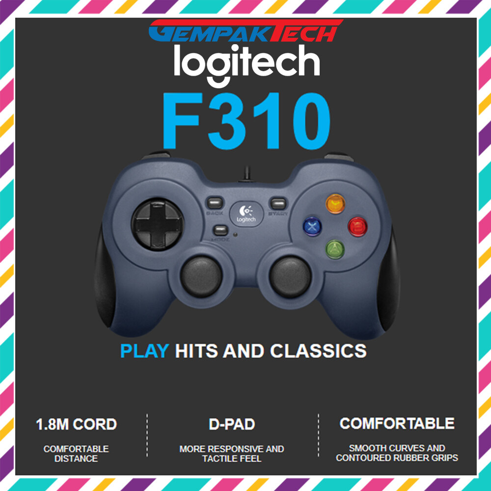 LOGITECH F310 USB WIRED GAMEPAD CONTROLLER for Windows PC / Steam ...
