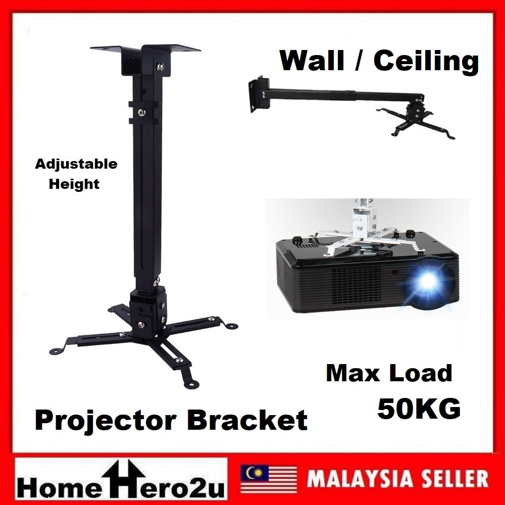 Universal Wall Ceiling Projector Bracket Skrin Layar Braket 43 49 50 53 ...