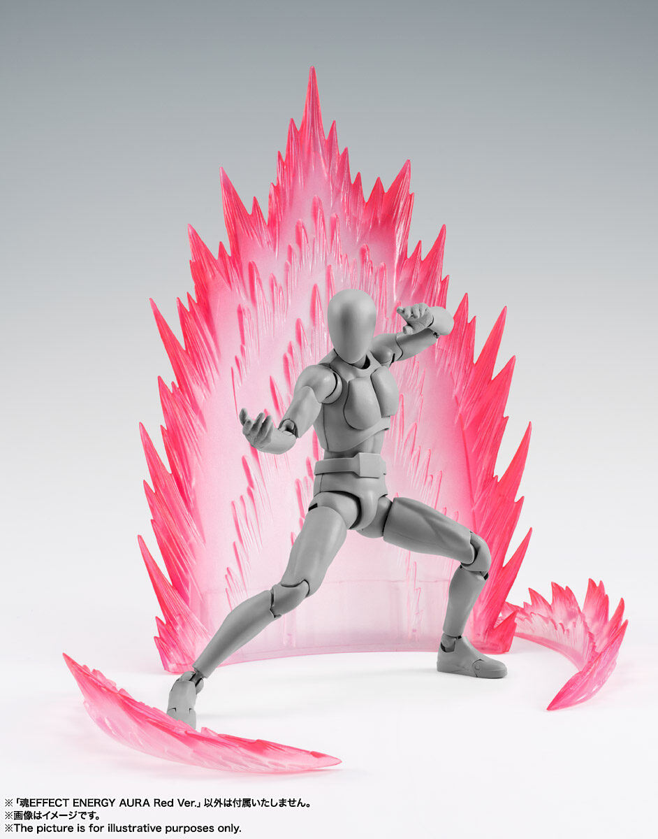 Bandai Soul Effect Energy Aura Red Ver. For S.H.Figuarts SHF Action ...