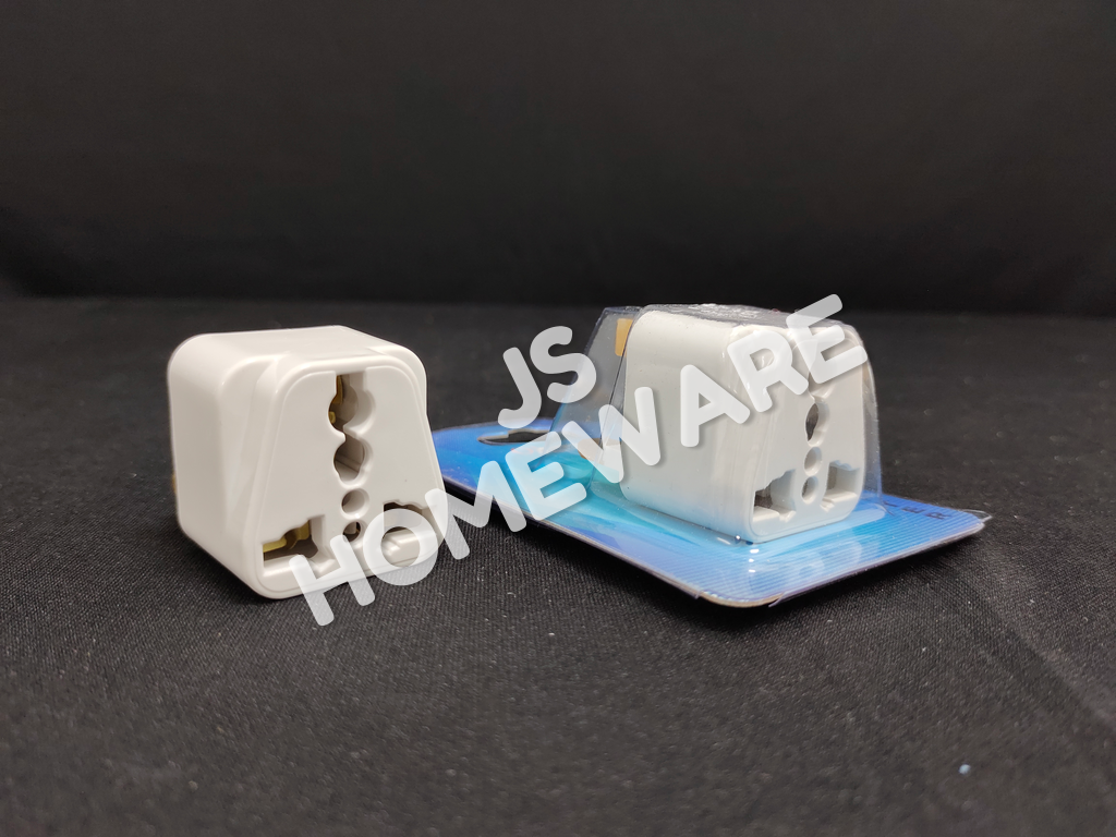 3 Pin Plug Adaptor / MY UK US EU CN / Universal / 3 Pin / Multi Plug ...